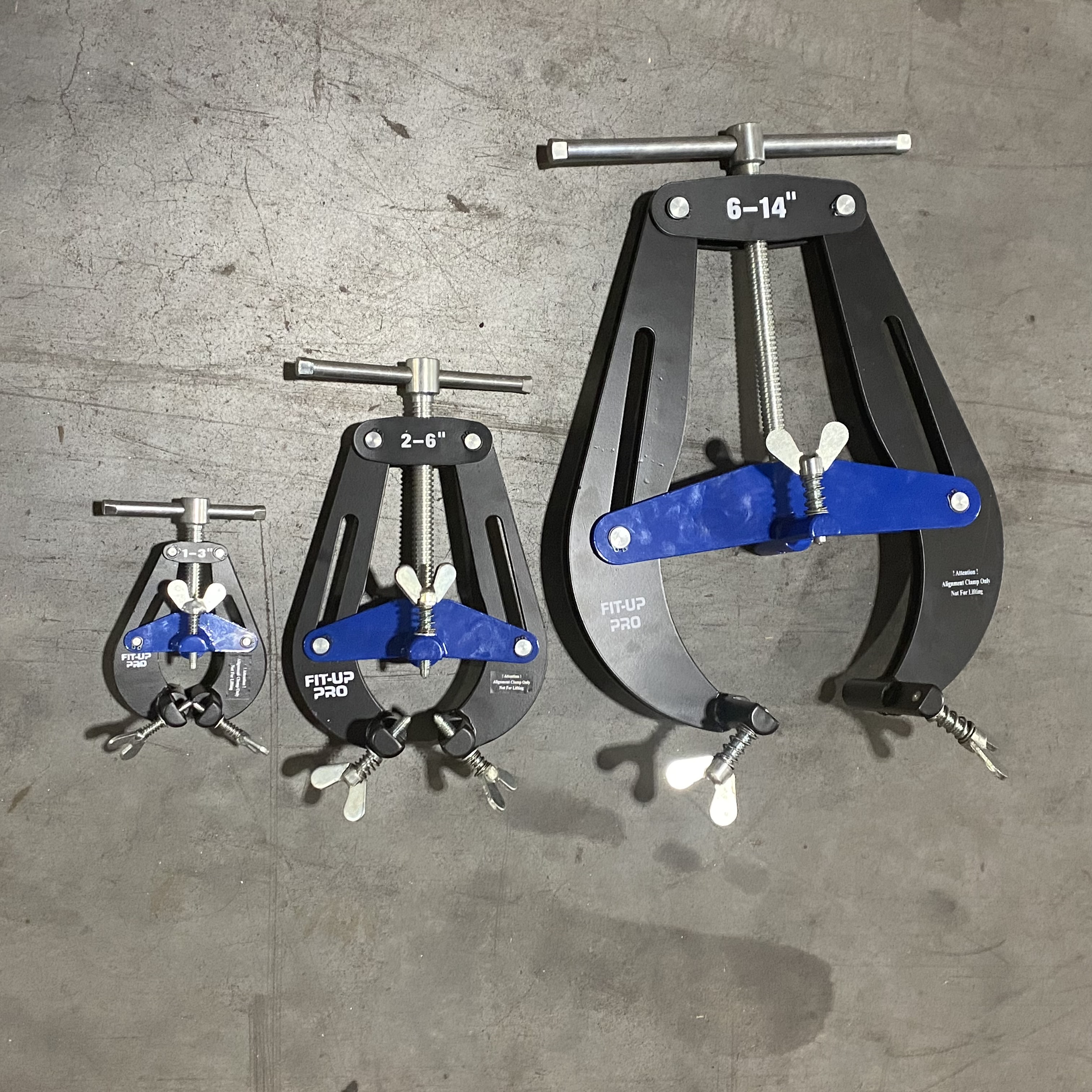 OKI Bering-QFC-12 - QUIK FIT CLAMPS 1 - 2.5 / 25-64MM